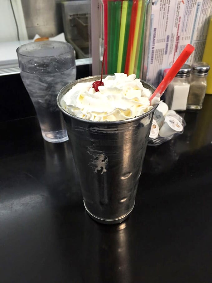 Is it a milkshake or a cloud in a glass? Either way, it's a sweet, creamy dream come true.