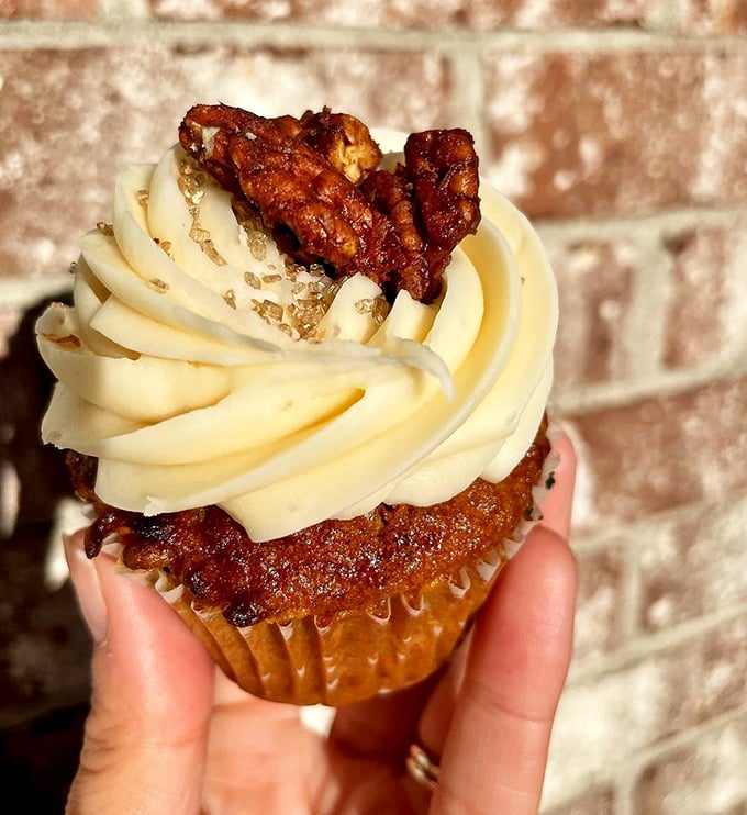 Hold onto your taste buds! This muffin is packing more flavor than a blockbuster movie, with a supporting cast of chocolate chips.