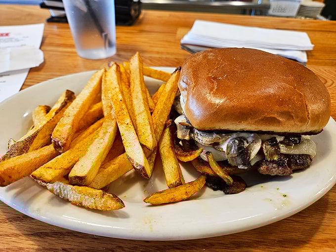 A mushroom burger that doesn't need a fancy name or 27 toppings to make its point&mdash;just quality ingredients speaking for themselves.