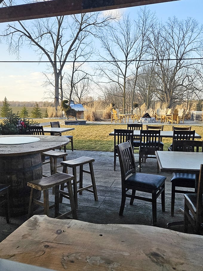 Al fresco fantasy! Beagio's outdoor seating area is where nature and nurture collide &ndash; feed your soul and your stomach simultaneously.