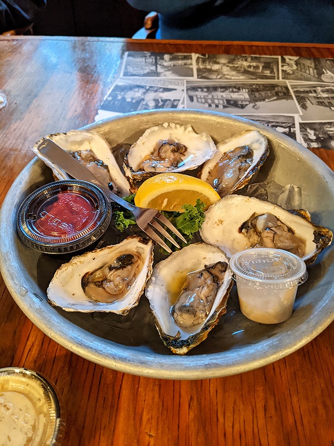 The world is your oyster... literally! These briny beauties are like a kiss from the sea, served on the half shell.