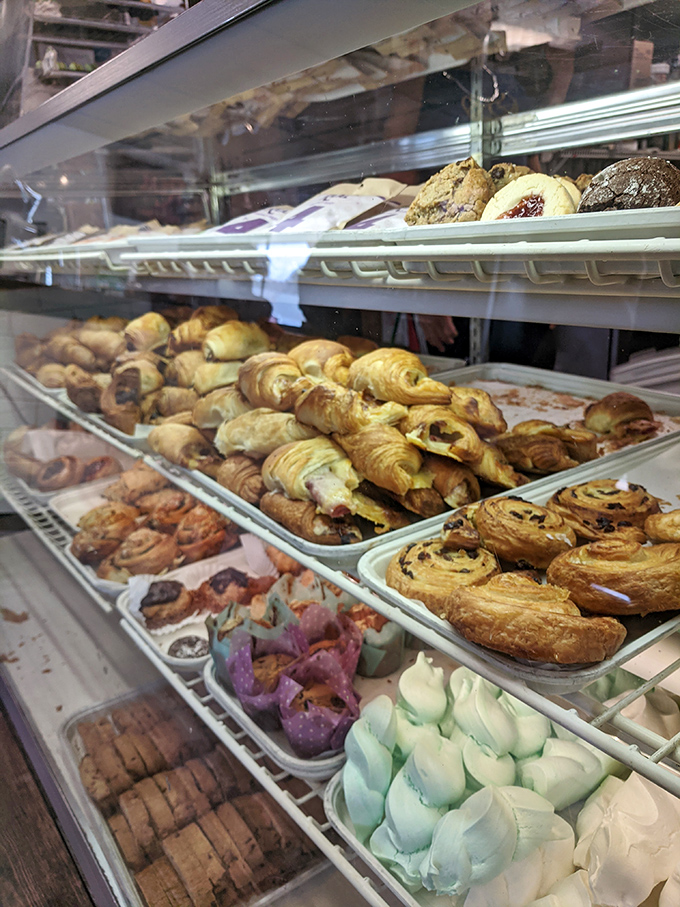 A pastry case that puts Willy Wonka to shame. It's a carb lover's dream and a dieter's delicious nightmare.