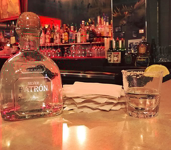Tequila: turning strangers into dance partners since 1795. Patron takes center stage at Svilar's bar, ready to kick your night into high gear.