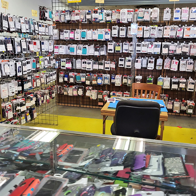 A cellular celebration! This phone accessory collection is perfect for those who think "vintage" means "last year's model."