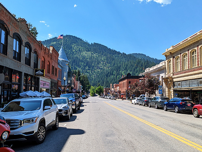 The road less traveled? Not in Wallace! These streets are paved with history, charm, and a dash of adventure.