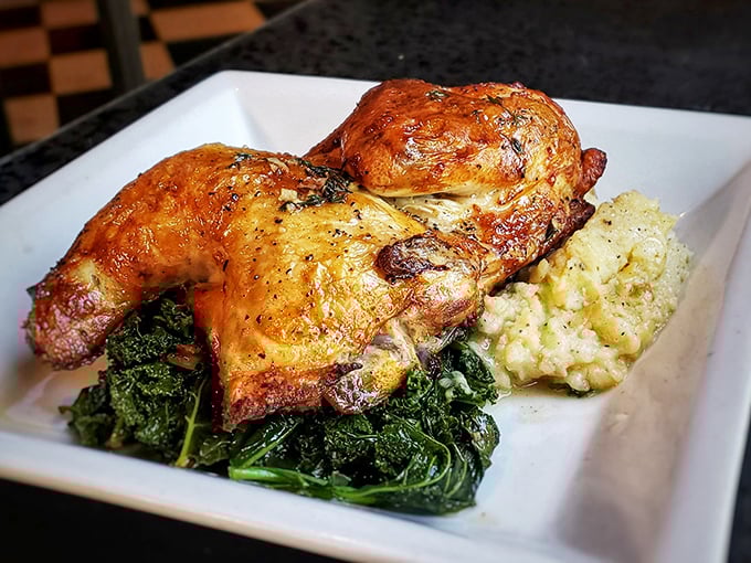 This chicken didn't just cross the road; it arrived in style. Golden, crispy, and ready for its close-up!