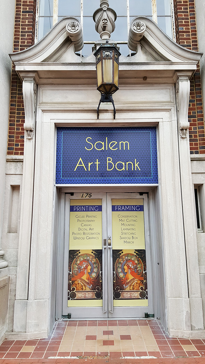 Where creativity meets commerce. This art bank proves that in Salem, even the financial institutions have a artistic flair.