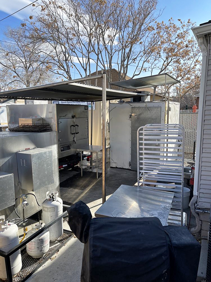 "The patio: Where fresh air meets fresh flavors." This outdoor seating area is perfect for soaking up some vitamin D with your vitamin Delicious.