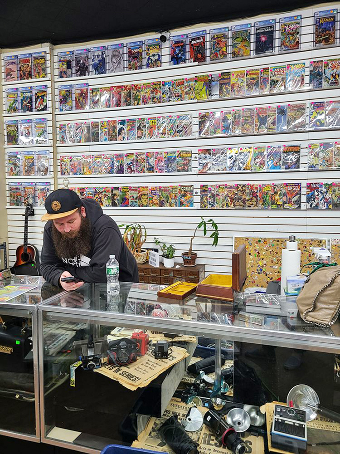 Guardian of the galaxy... of vintage goods! This cosmic keeper of comics ensures each superhero finds their rightful home.