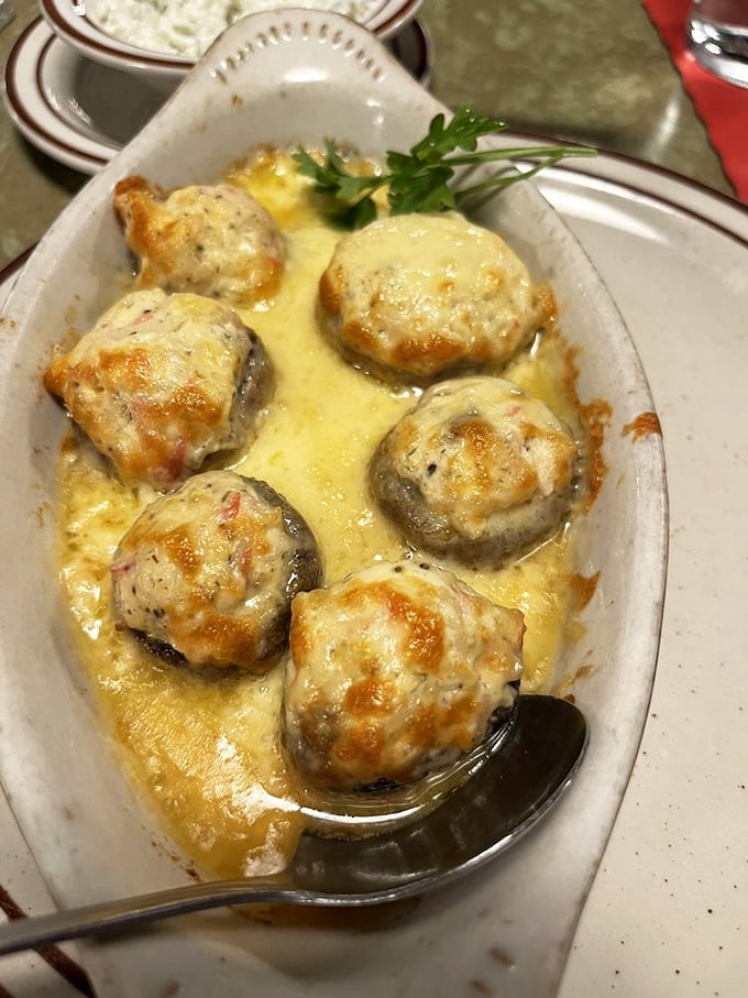 These aren't just stuffed mushrooms; they're flavor bombs disguised as fungi. Each bite is a delicious adventure in texture and taste.