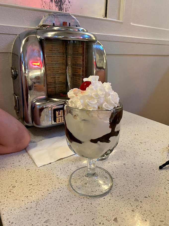 The sundae that puts all other days of the week to shame! This masterpiece is what happens when ice cream dreams big.