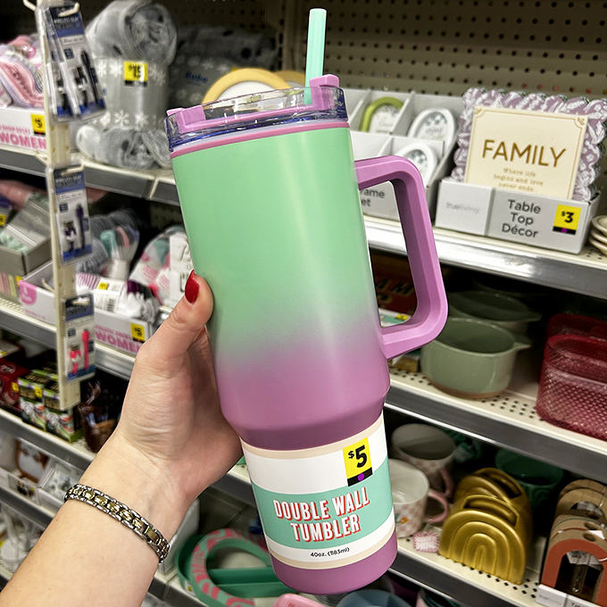 Sip in style without draining your savings! This tumbler is like the Swiss Army knife of drinkware – stylish, practical, and surprisingly affordable.