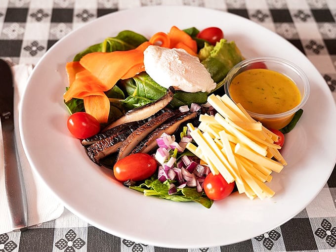 Who says healthy can't be heavenly? This veggie breakfast salad is like a garden party in your mouth.