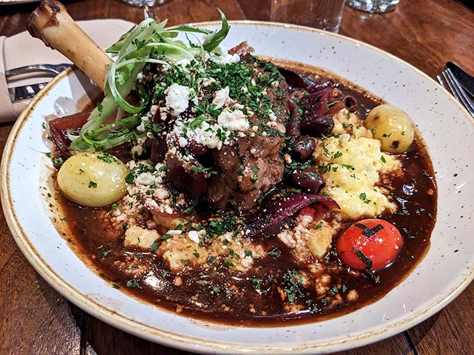 This isn't just venison; it's Bambi's revenge! Tender, juicy, and served with all the trimmings, it's a forest-to-table masterpiece.