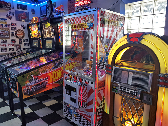 "Game on! This mini arcade is like a time capsule of fun. Warning: may induce severe nostalgia and quarters-fumbling."