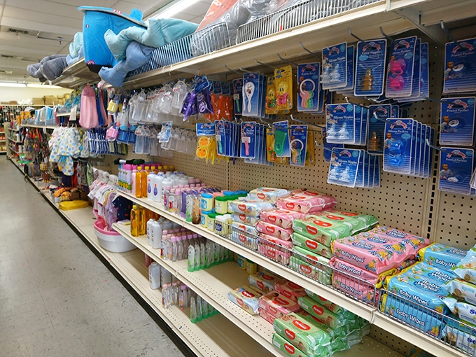 Baby bonanza! From bibs to booties, this aisle has everything to keep your little one stylish without breaking the piggy bank.