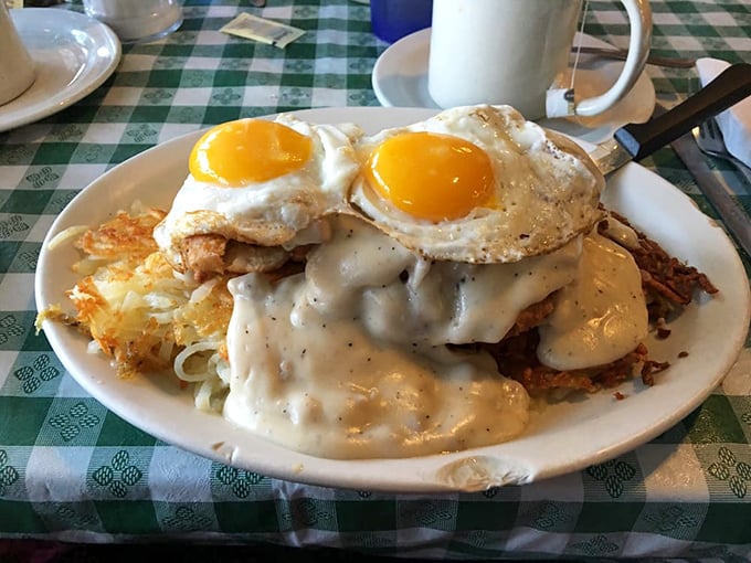 Breakfast of champions! This hearty plate could fuel an Olympian &ndash; or just help you conquer that pesky to-do list. Either way, it's a gold medal-worthy start to the day.