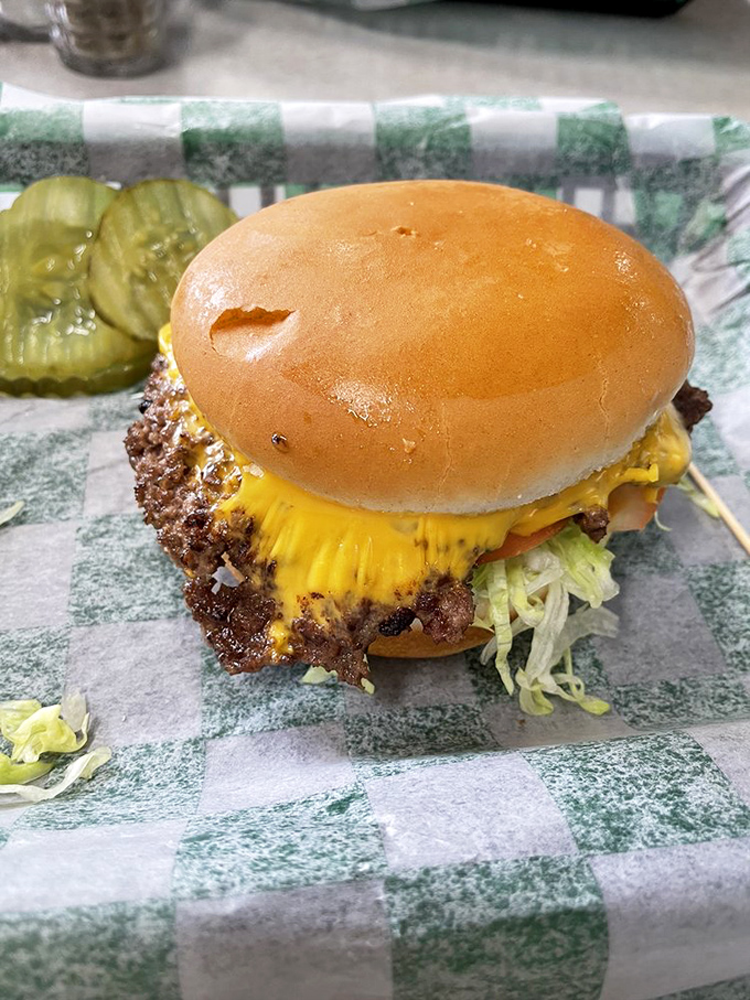 This burger isn't just a meal, it's a religious experience. I'm pretty sure I heard angels sing when I took that first bite.