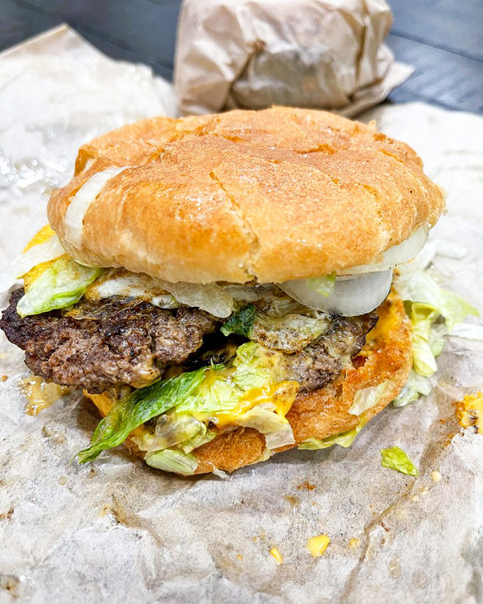 Warning: This burger may cause involuntary happy dances! Juicy, messy, and unapologetically delicious.