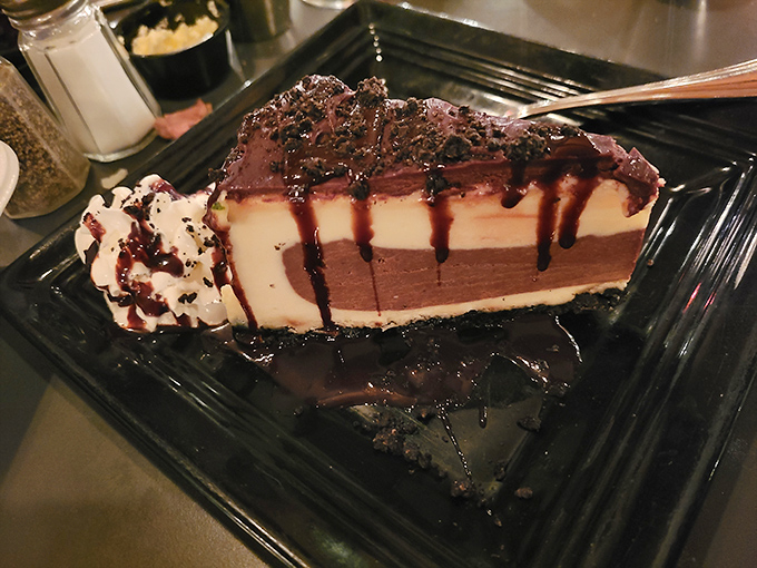 This cake isn't just dessert, it's a work of art. Da Vinci would've painted it if he wasn't too busy eating it.