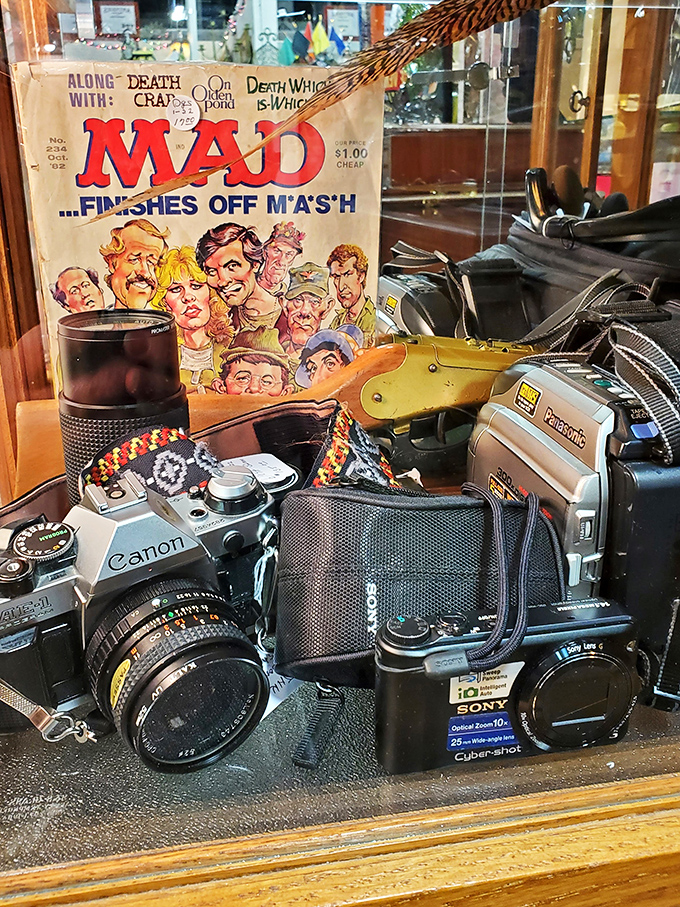 Cheese! These vintage cameras have captured countless smiles. Now it's your turn to capture them for your collection. Say "antiquities"!