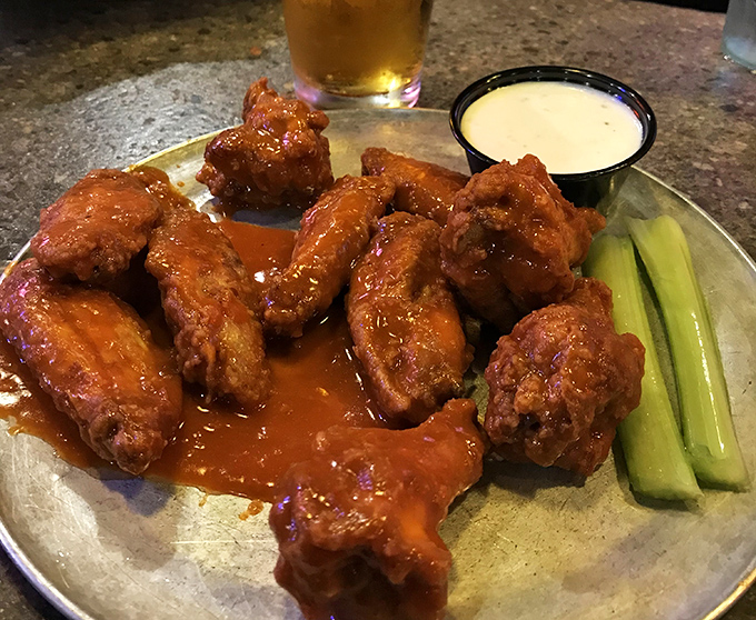 Saucy, spicy, and oh-so-nice-y! These wings are ready for their close-up, Mr. DeMille.
