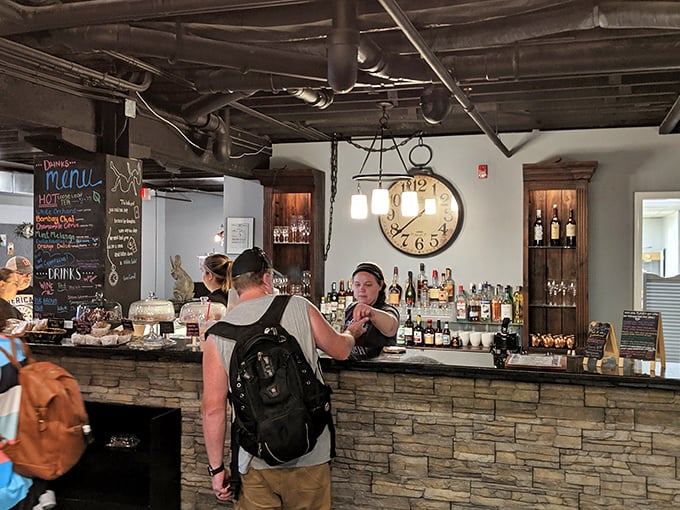 Where everybody knows your name &ndash; or at least your coffee order. This friendly bar serves up liquid motivation with a side of small-town charm.