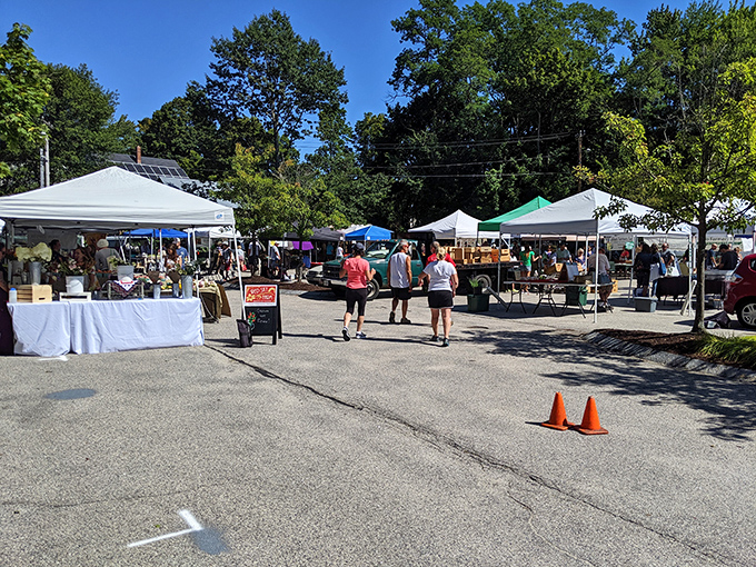 Farm-fresh flavors and local treasures await. This farmers market is like a real-life version of Farmville, minus the annoying Facebook notifications.