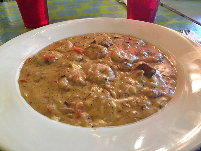 Comfort in a bowl! This creamy delight looks like it could hug your insides and make everything alright with the world.