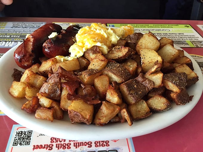 Home fries so perfectly crispy, they could make a potato feel like it finally found its true calling.