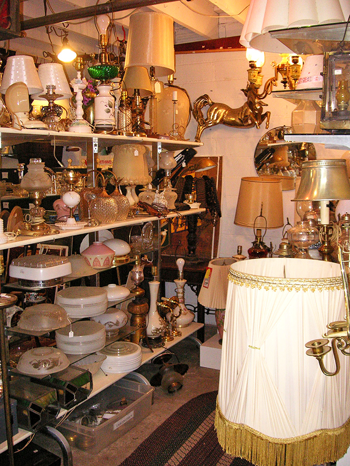 Illuminating the past, one vintage lamp at a time. This collection could light up a disco party for ghosts of design trends past.