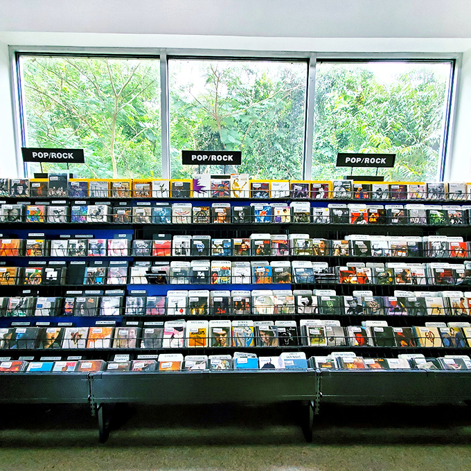 Rock out with retro tunes! McKay's CD section is a time machine for your ears, no DeLorean required.