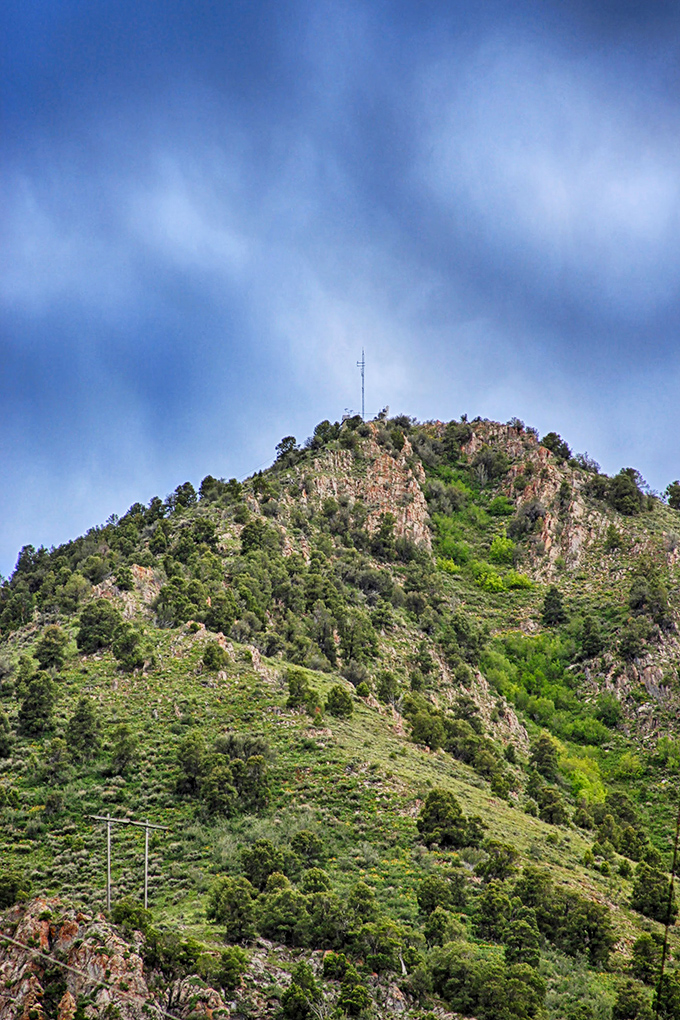 Eureka's guardian mountain: Part geological wonder, part town mascot. It's got more layers than a lasagna and twice the charm.