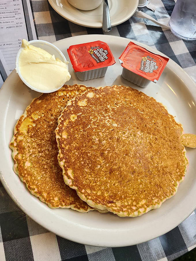Pancakes so perfectly golden, they could win a beauty pageant. Sorry, waffles, you've got competition!