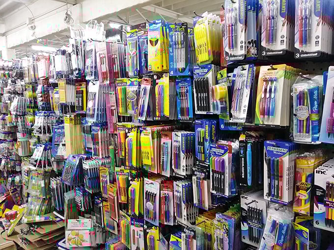 The write stuff! This pen bonanza could outfit a small army of sudoku enthusiasts or crossword puzzle aficionados.