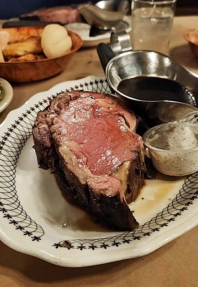 Is this heaven? No, it's The Village Haven's prime rib dinner. But we forgive the confusion - it's an easy mistake to make.