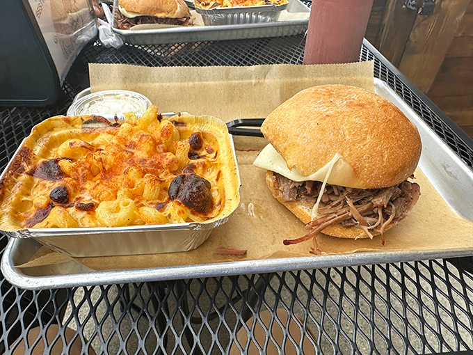 The pulled pork sandwich: A handheld flavor explosion that'll make you wonder why you ever bothered with utensils.