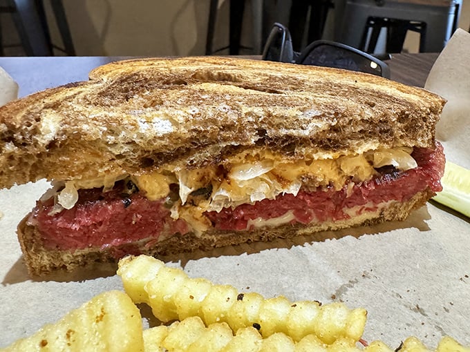 This Reuben isn't just a sandwich, it's a work of art. Move over, Picasso &ndash; there's a new masterpiece in town.