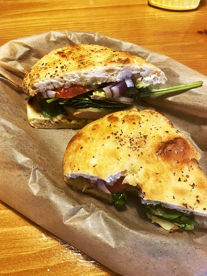 Sandwich perfection! These golden-crusted beauties are packed with fresh ingredients, proving that sometimes the best things come between two slices of bread.