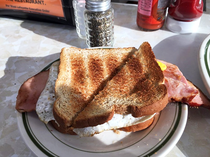 The sandwich that puts the 'triple' in Triple XXX! Layer upon layer of deliciousness, it's a towering achievement in lunch engineering.