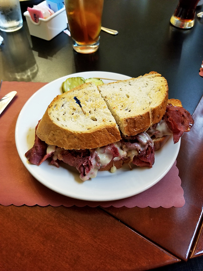 A sandwich that demands to be eaten with both hands and deserves to be remembered in your food dreams for years.