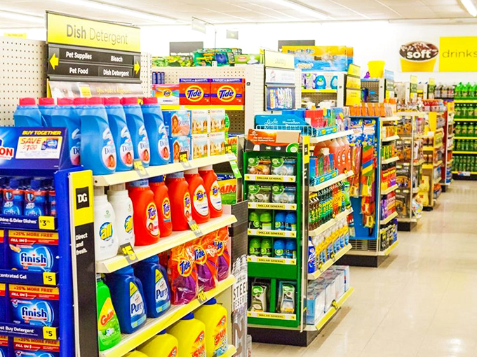 Clean and gleaming for less! This aisle of household products is where elbow grease meets wallet-friendly prices.