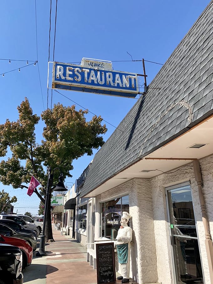 That sign isn't just advertising - it's a promise of good eats and even better memories to come.