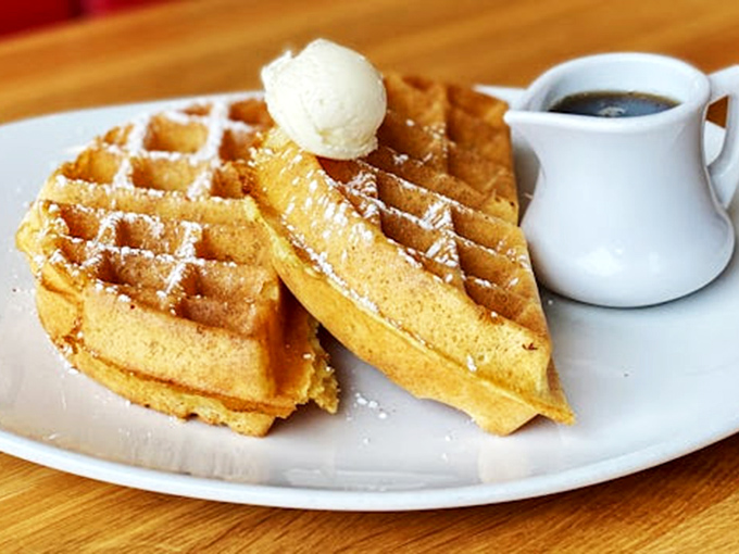 Waffles so good, they should be illegal! Crispy, fluffy, and ready to make your morning absolutely waffle-tastic.