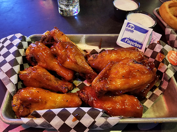 Wing perfection achieved! These beauties are so finger-lickin' good, you'll be tempted to lick your neighbor's fingers too.