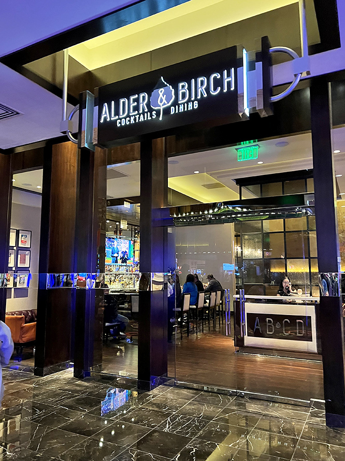 Sleek, modern, and serving up steaks that could make a vegetarian reconsider. Alder & Birch is where cool kids go for their protein fix.