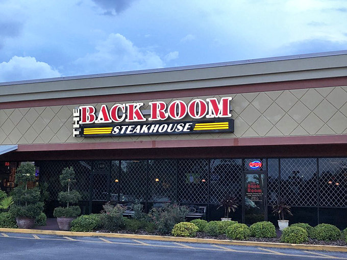 Humble outside, heavenly inside. The Back Room is where steaks go to fulfill their delicious destiny.
