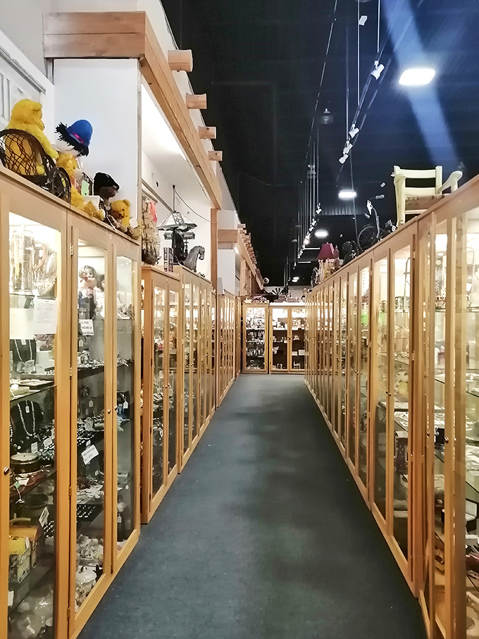Down the rabbit hole we go! This aisle is longer than my list of excuses for buying more antiques.