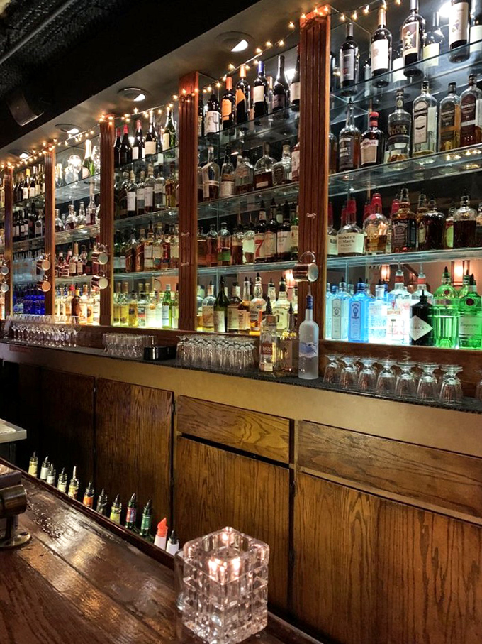 A bar so well-stocked, it could make a pirate abandon his ship. Liquid treasures await &ndash; no map required, just a hearty "Arrr!"