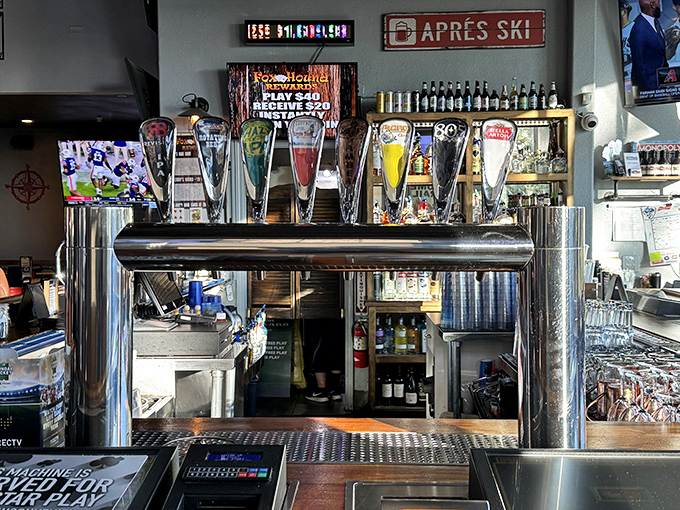 Belly up to BBQ paradise! This bar serves up liquid courage to tackle that mountain of ribs you've been eyeing.